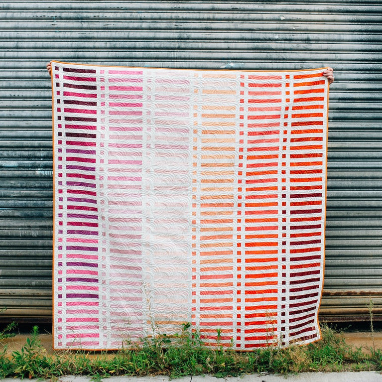 Rhythm Quilt Pattern - the cover quilt & pattern details – Lo & Behold ...