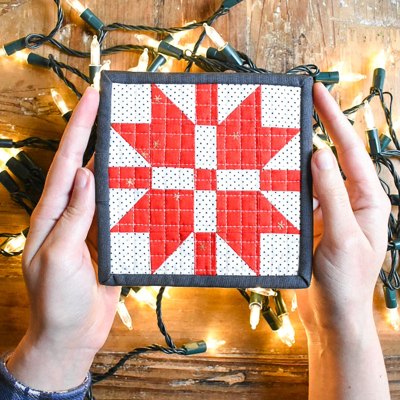 FREE Mini Christmas Joy Block Tutorial | Lo & Behold Stitchery