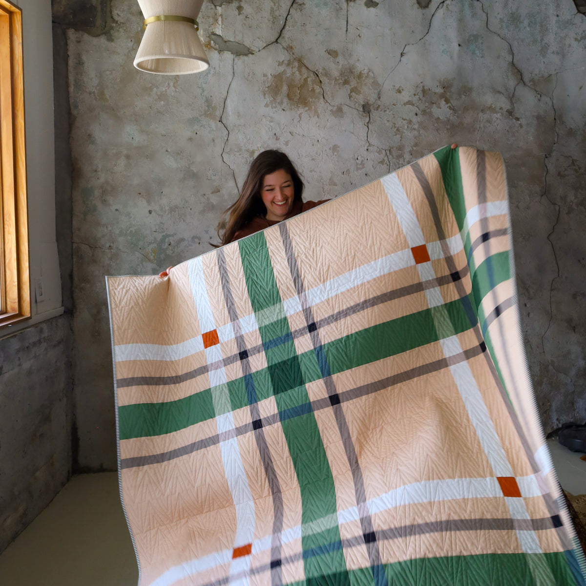 Upscale Plaid Quilt - the Shamrock version – Lo & Behold Stitchery
