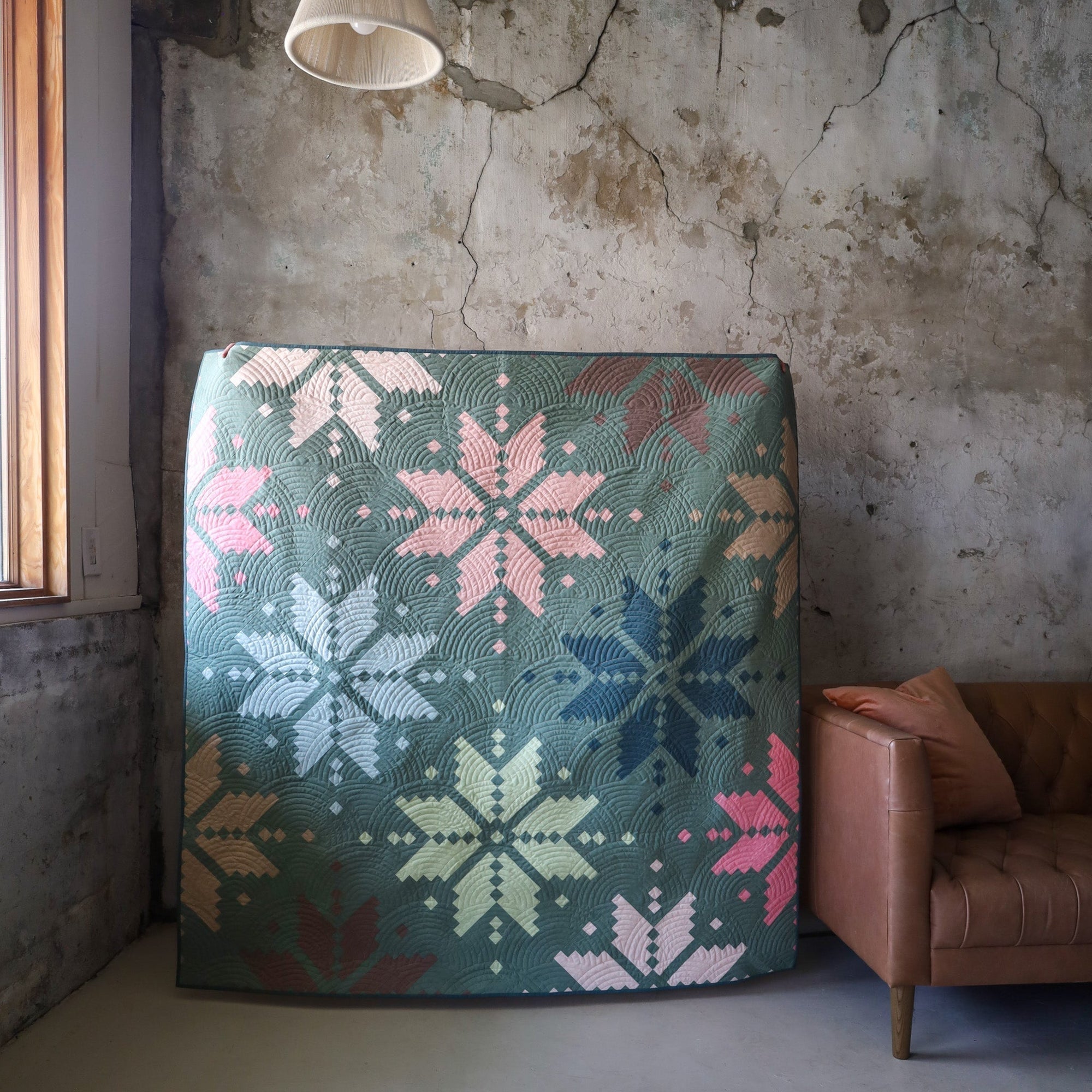 Knitted Star Quilt Pattern - The Rosemary Version | Lo & Behold – Lo ...