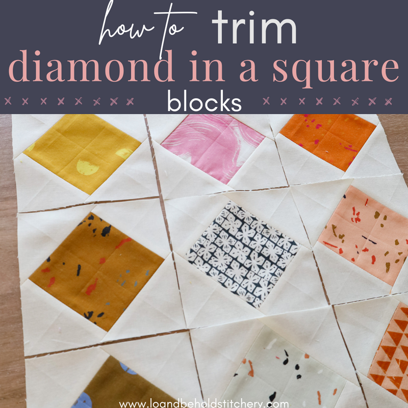How to Trim Half Rectangle Triangles – Lo & Behold Stitchery