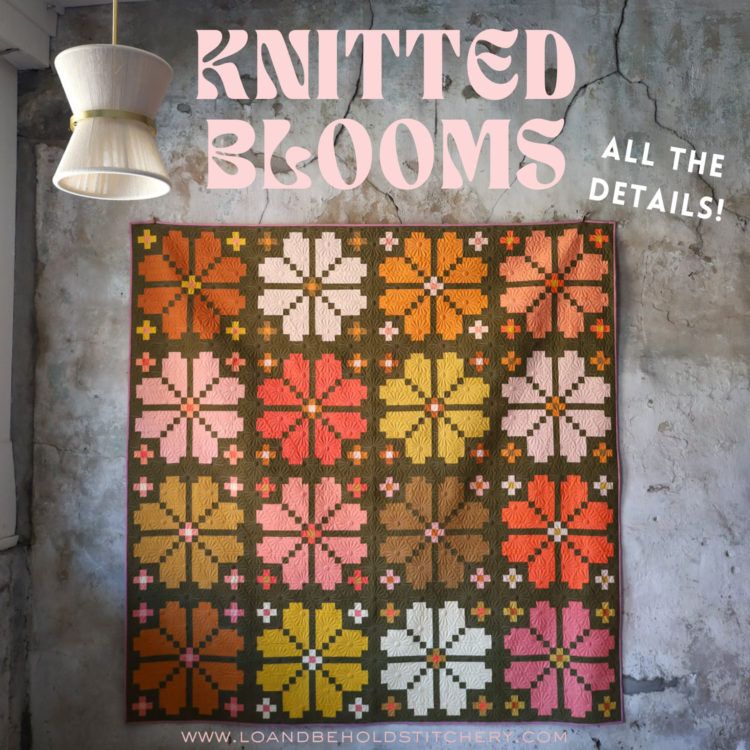 Knitted Blooms - the Hydrangea version – Lo & Behold Stitchery