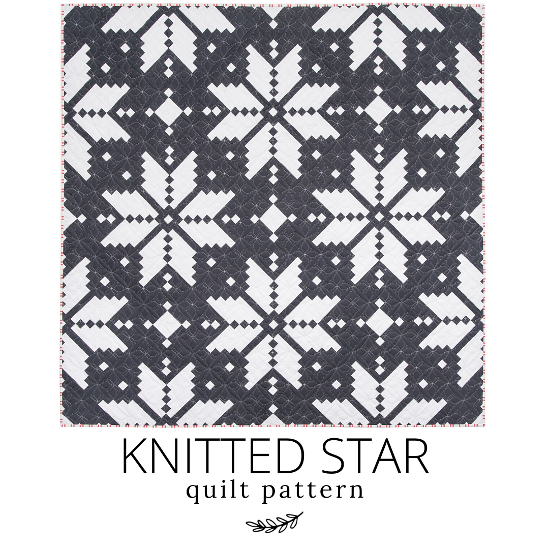 Knitted Star Quilt - Cover Quilt & Pattern details! – Lo & Behold Stitchery