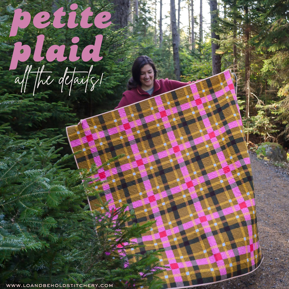 Petite Plaid Quilt Pattern: The Details + Cover Quilt | Lo & Behold ...