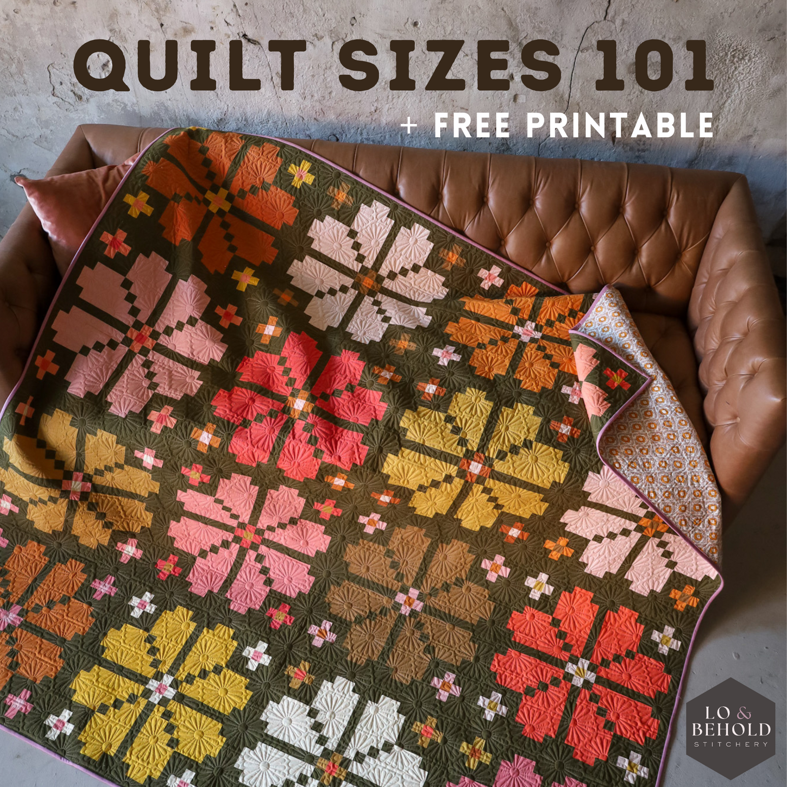 Quilt Sizes 101 - From Wall Hanging to King (with Free Printable!) – Lo ...
