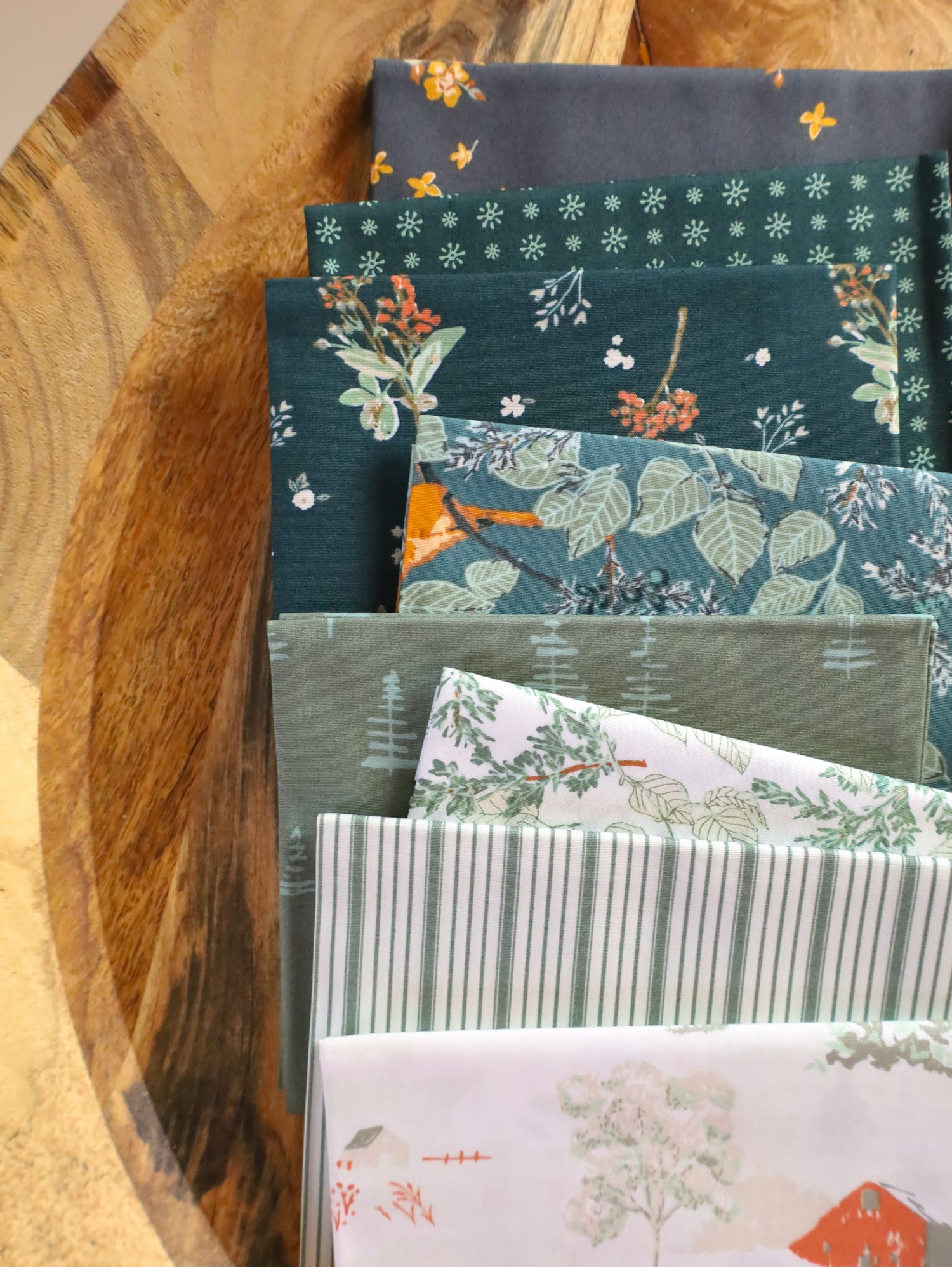 Juniper • 16 piece FQ Bundle – Lo & Behold Stitchery