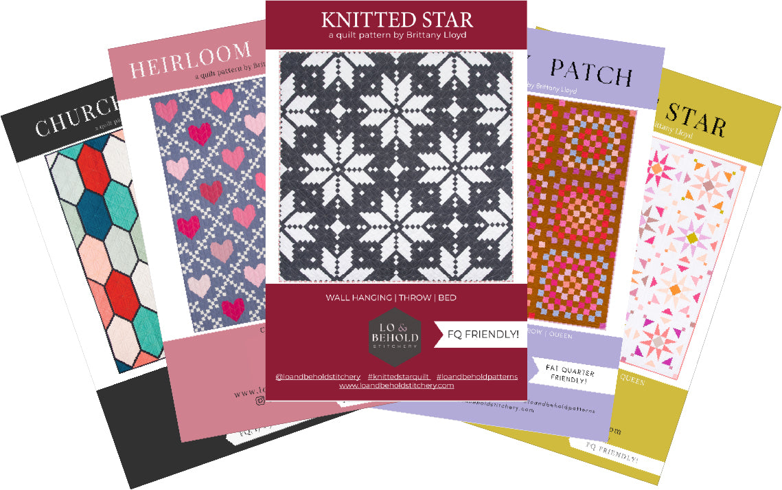 Pre-Cut Friendly Paper Pattern Starter Pack – Lo & Behold Stitchery