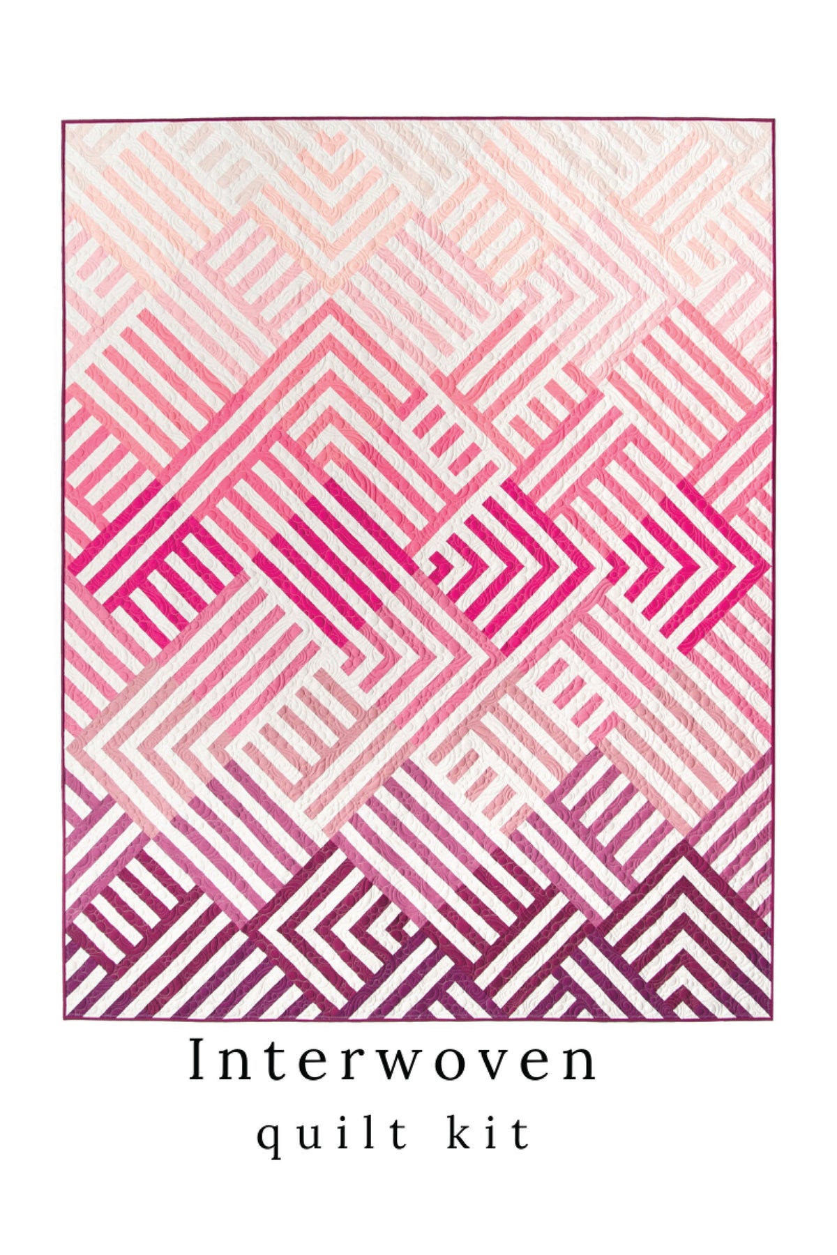 Interwoven • Cover • Throw Size Quilt Kit – Lo & Behold Stitchery