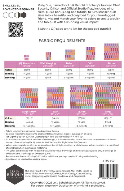 Ruby Sue - PDF – Lo & Behold Stitchery