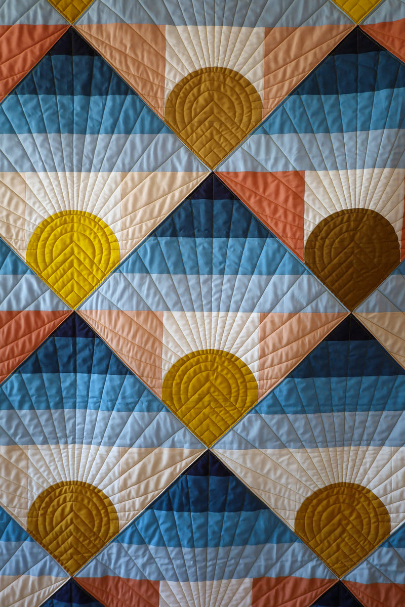 Mountain Horizon 2.0 • Blue Ridge • Throw Size Quilt Kit – Lo & Behold ...