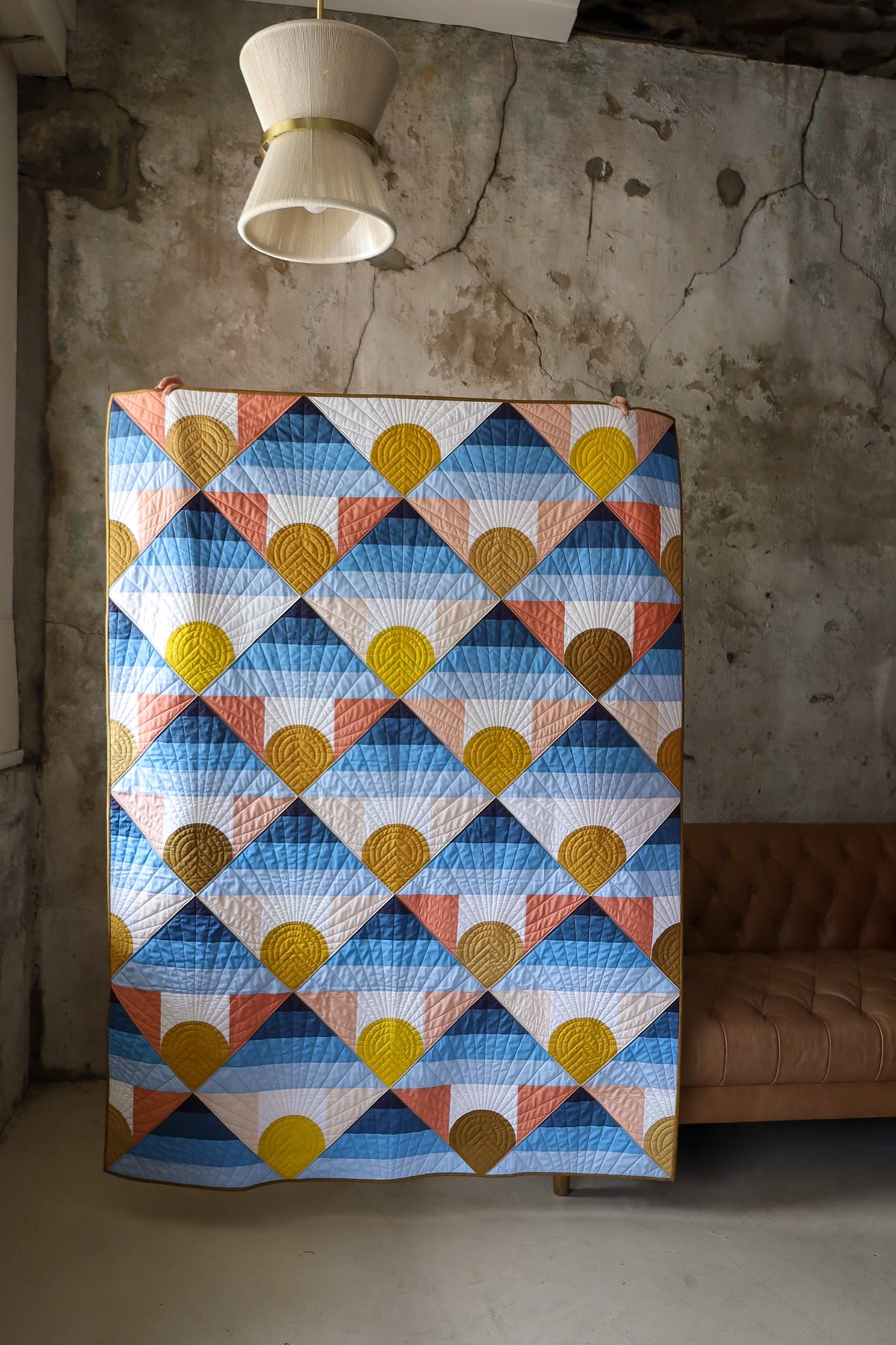 Mountain Horizon 2.0 • Blue Ridge • Throw Size Quilt Kit – Lo & Behold ...