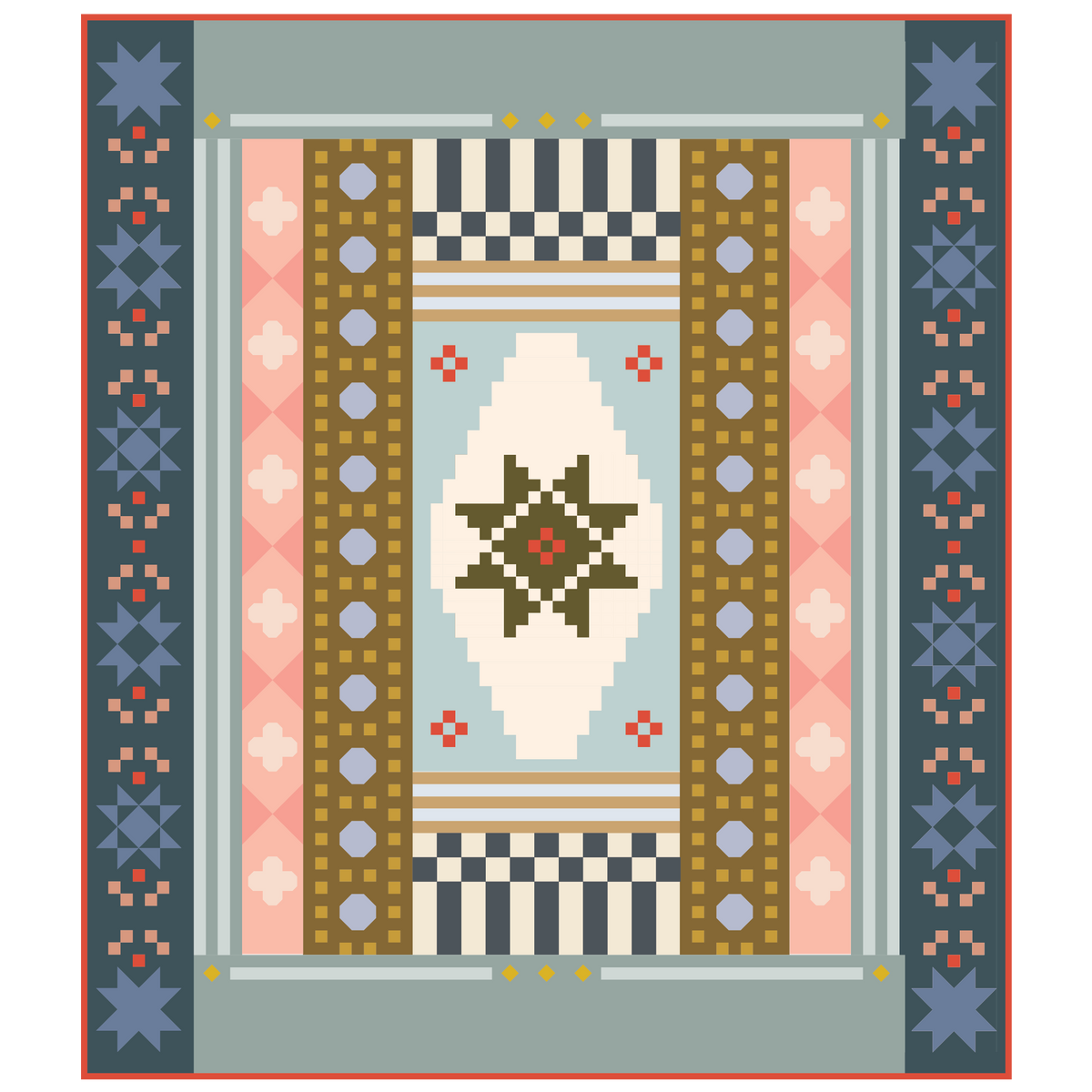 Homespun Collective 2026 Block of the Month – Lo & Behold Stitchery
