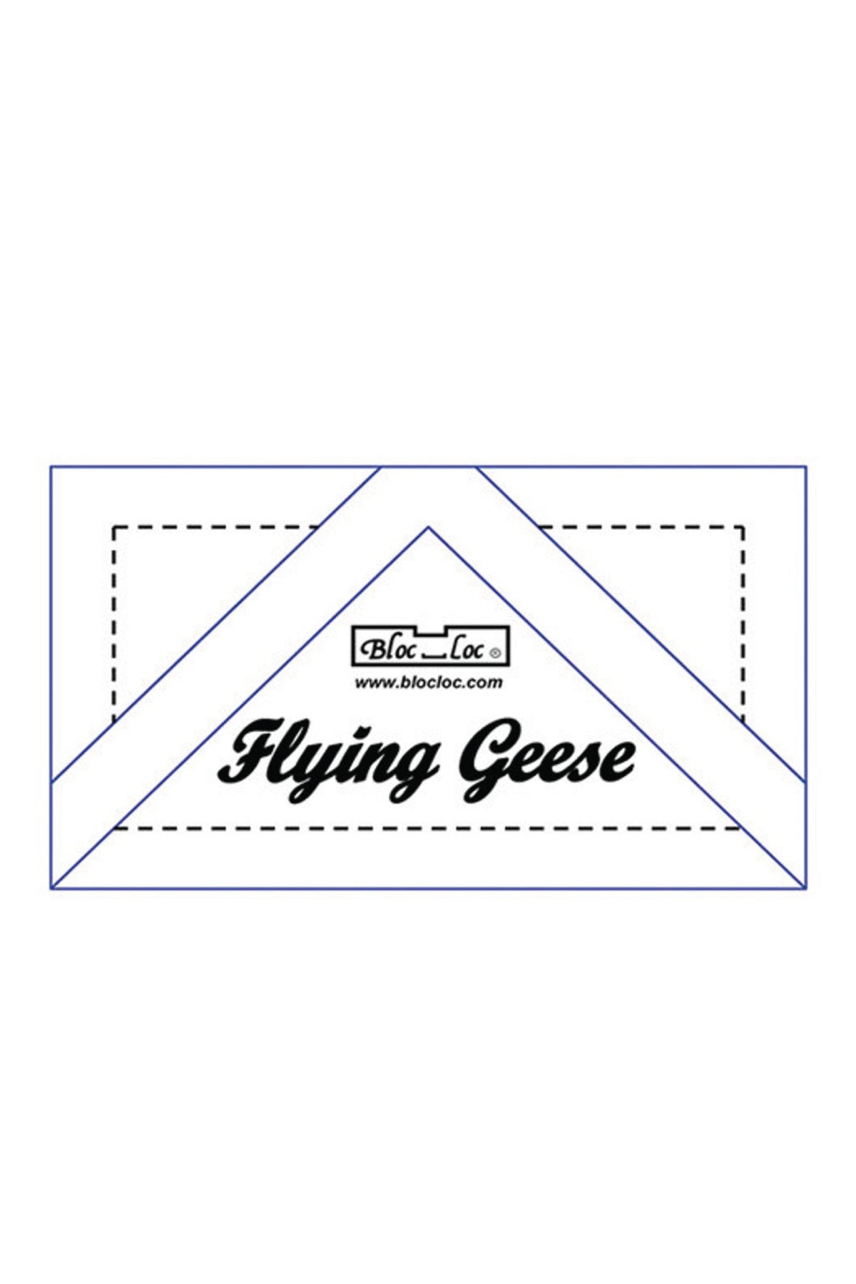 2" x 4" finished: Flying Geese Bloc-Loc Ruler – Lo & Behold Stitchery