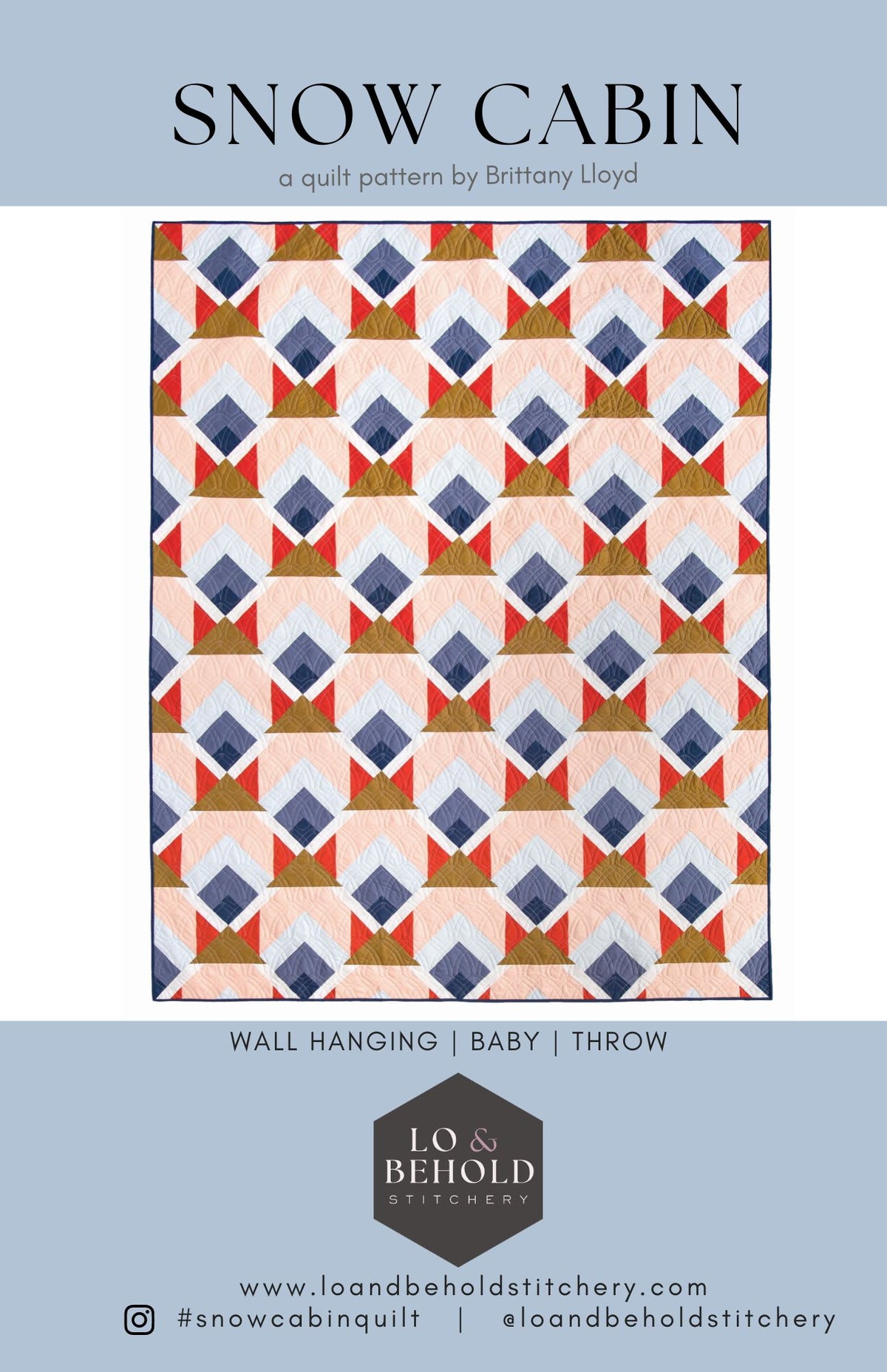 Snow Cabin - Paper – Lo & Behold Stitchery