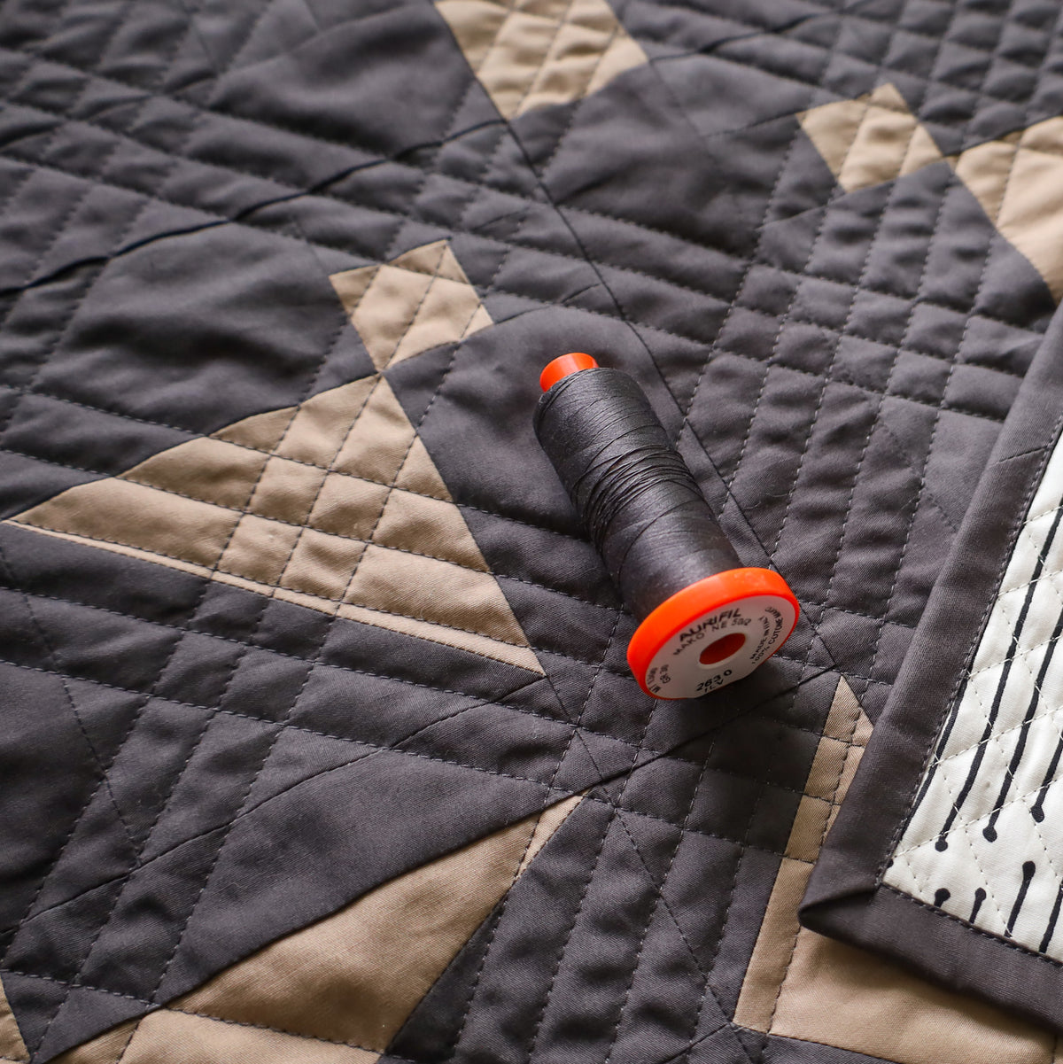 Aurifil Thread Spool- 50wt 2630 Dark Pewter – Lo & Behold Stitchery