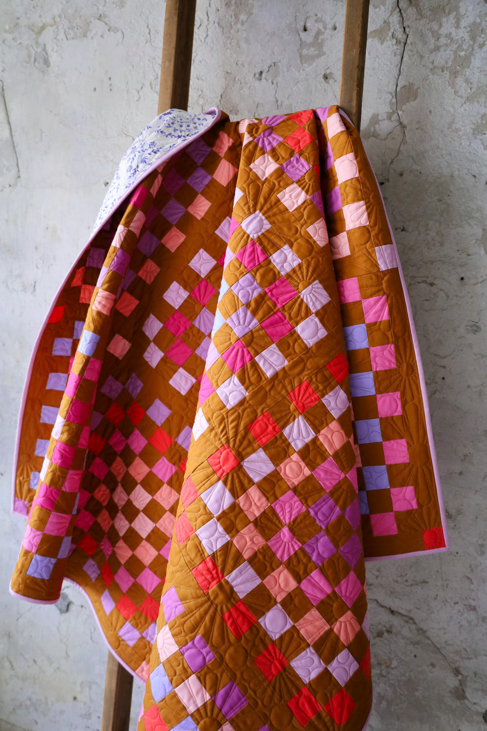 Granny Patch • Cover • Throw Size Quilt Kit – Lo & Behold Stitchery